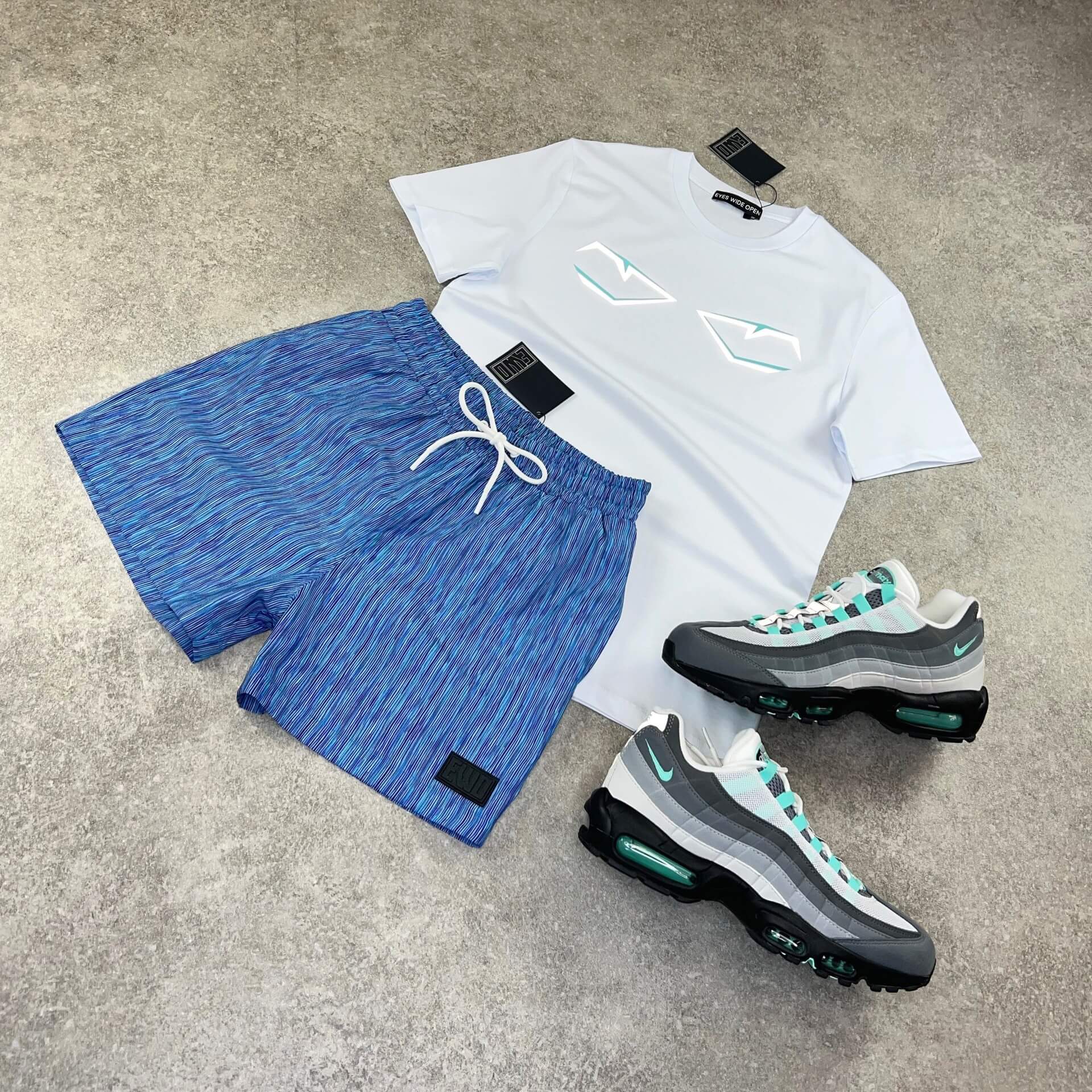 Children’s v3 Turquoise Reflective Snake T-shirt – EWO clothing